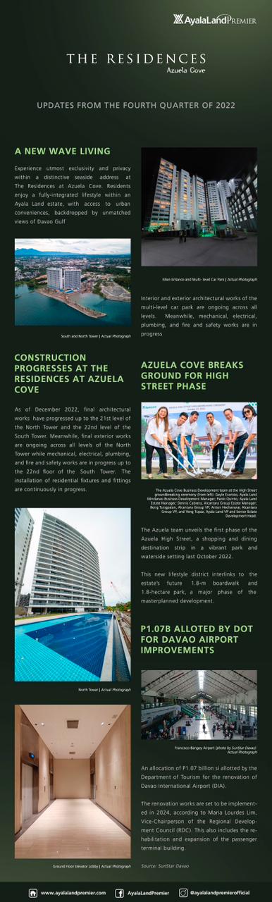 The Residences at Azuela Cove, Davao City for Sale - Ayala Land Premier